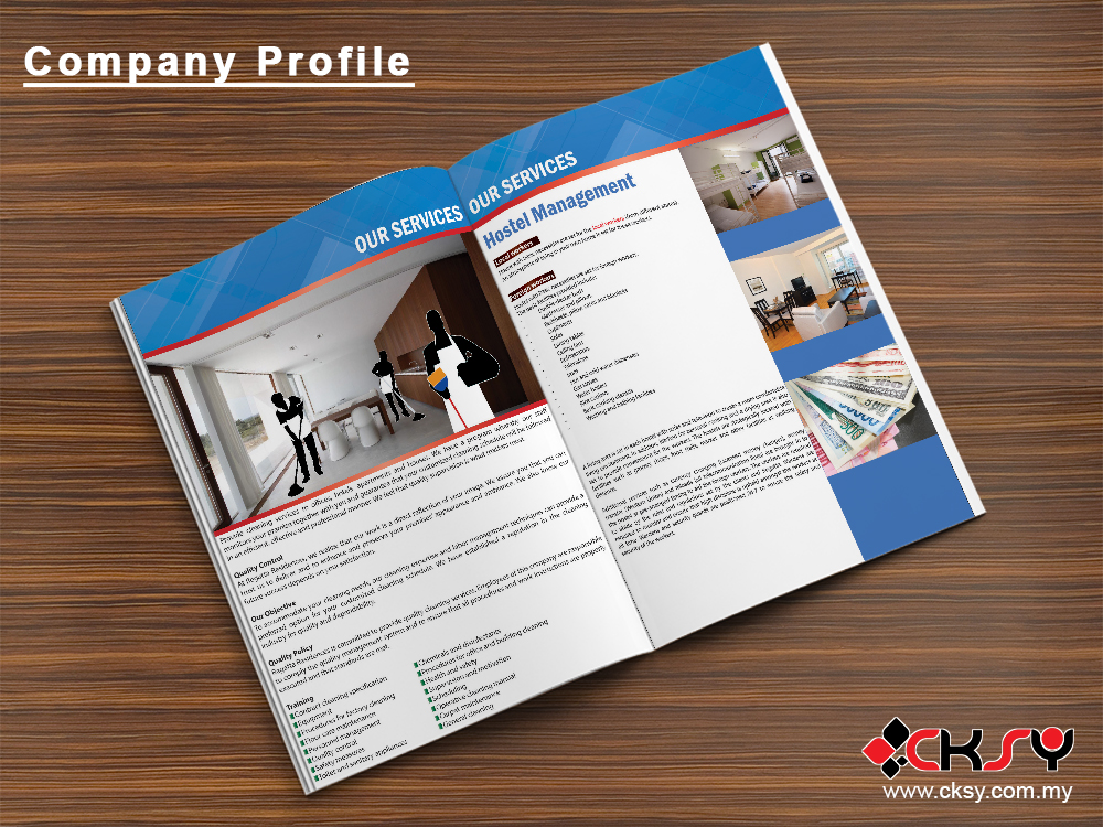 Company Profile Design Printing | CKSY Management Specialist