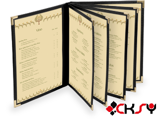 Restaurant Food Menu Design Printing | CKSY Management Specialist